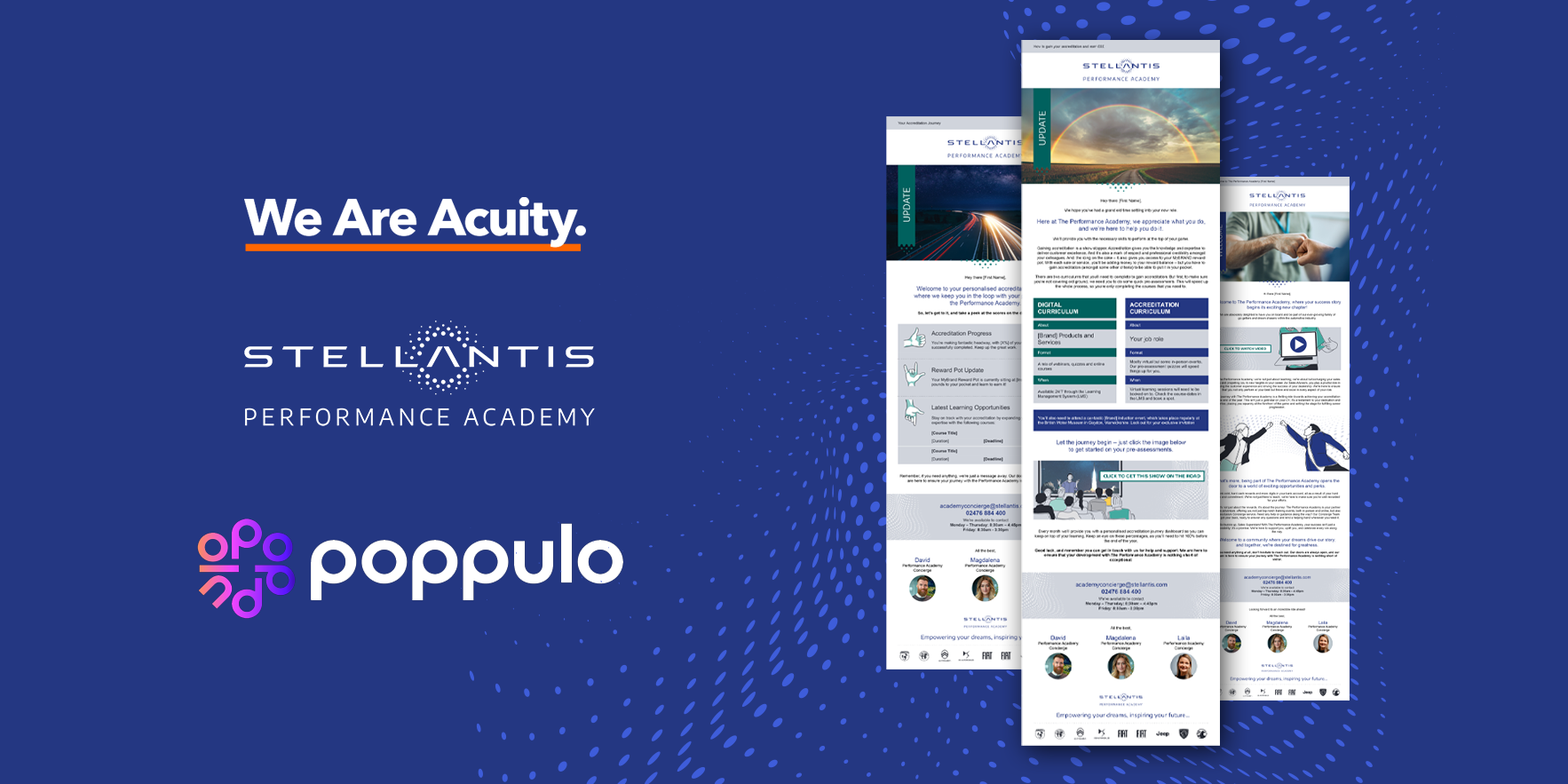 Stellantis Performance Academy Emails Case Study | Work | We Are Acuity